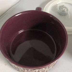 QVC | Kitchen | Set Of 2 Stoneware Mugs Cooks Essentials With Lids ...